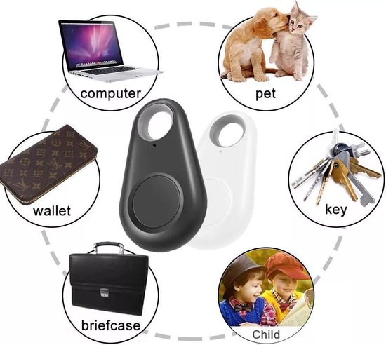 Keyfinder- GPS Tracker-Keychain- Bluetooth GPS Tracker-Couleur Zwart ...