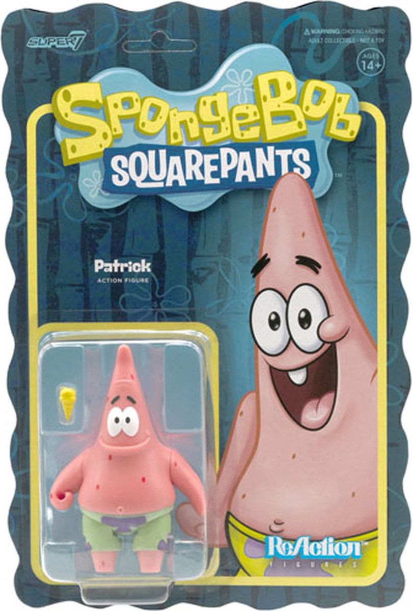ReAction Super 7 - Patrick Ster - SpongeBob SquarePants - Actiefiguur ...