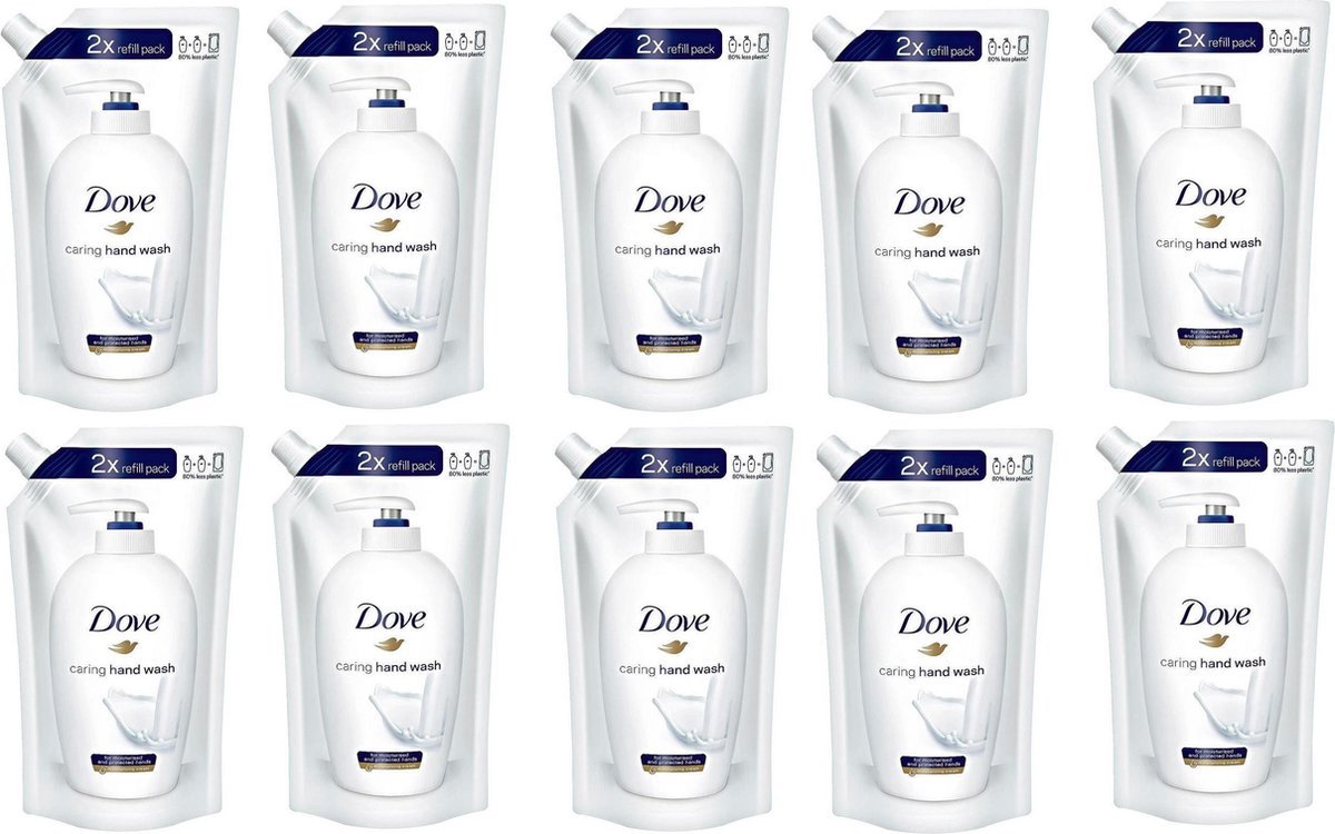 Dove Handzeep Navulling - Original - 10 x 500 ml - Navulverpakking ...