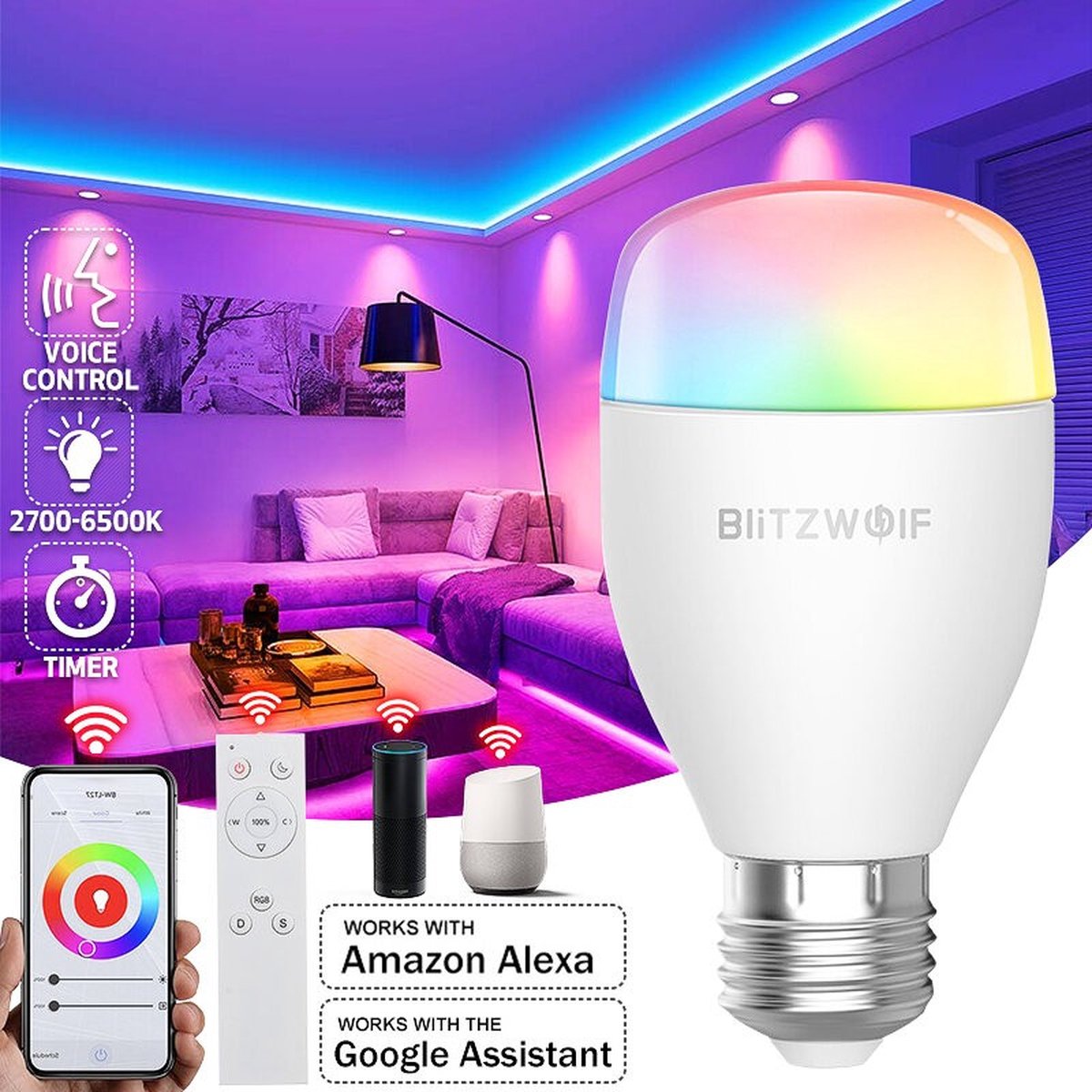 APP Slimme LED-lamp | bol.com