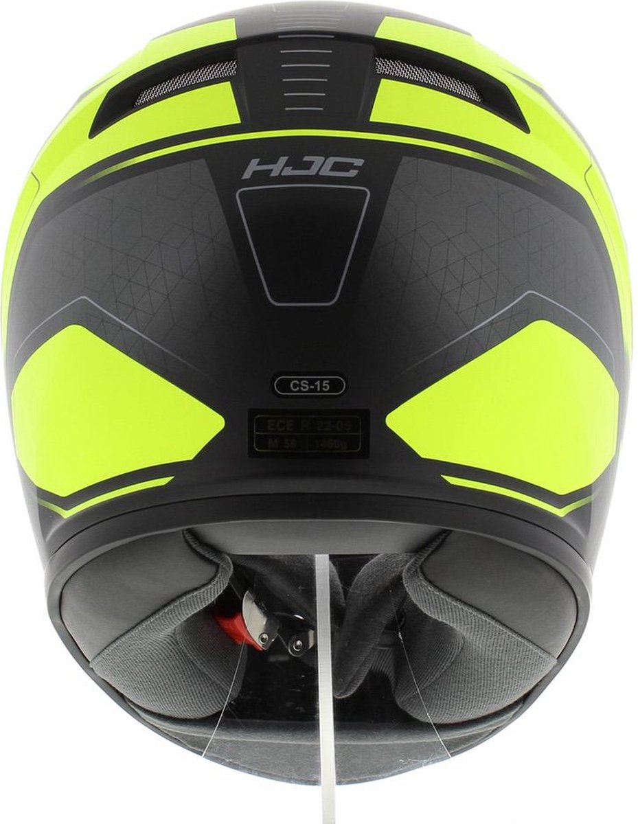 HJC CS15 Inno motorhelm scooterhelm mat zwart geel XL | bol.com