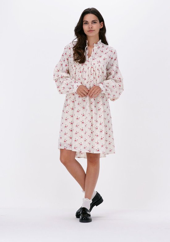 Lollys Laundry Georgia Jurken Dames - Rok - Jurk - Gebroken wit - Maat ...