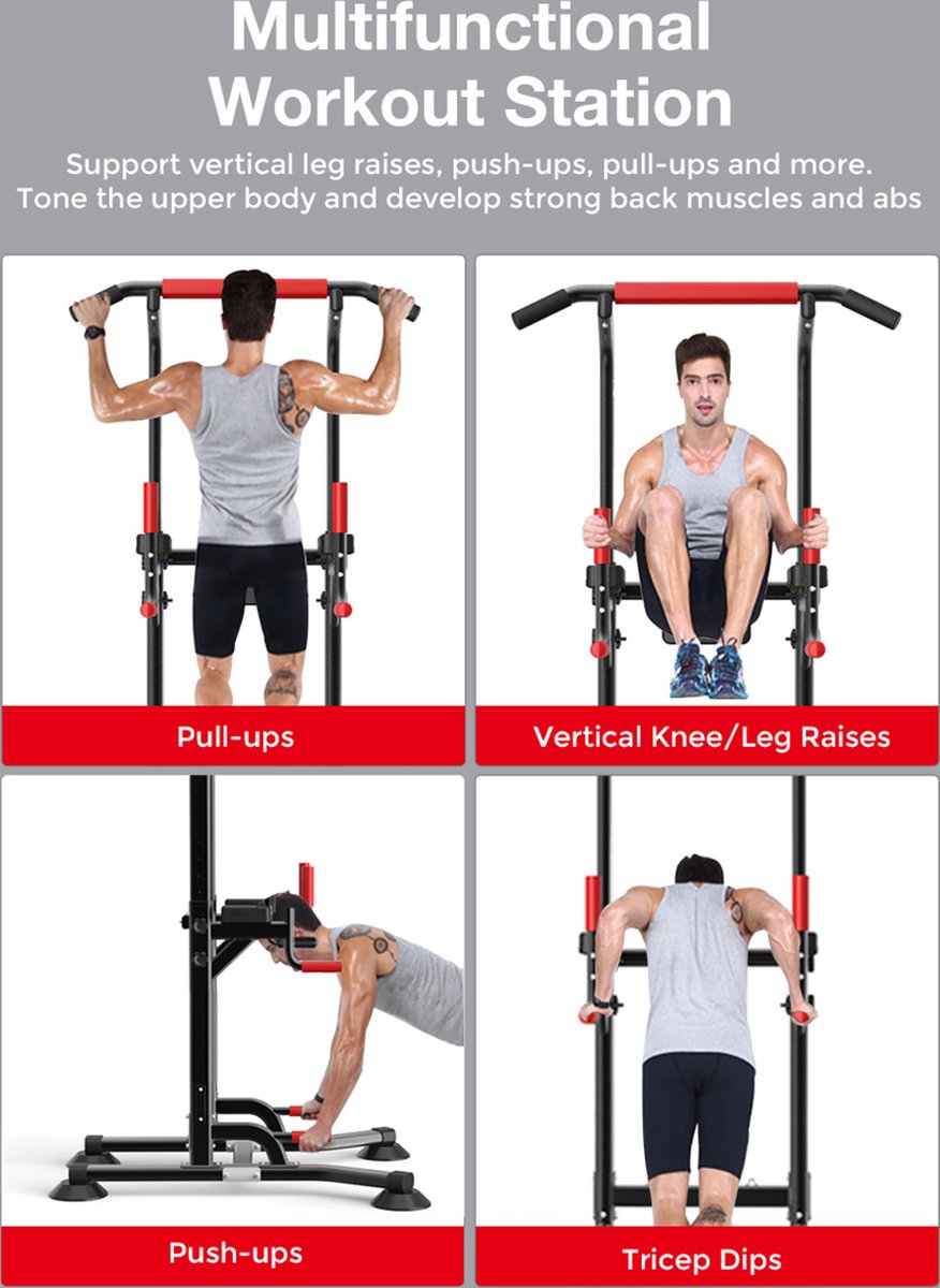 Krachtstation - Pull Up Station - Pull Up Bar - Power Tower - Power ...