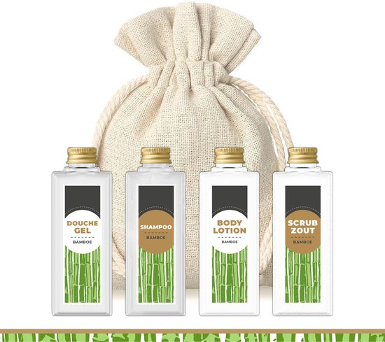 Brievenbus cadeau "Mini Wellness Bamboe" - 5 Producten - 450 gram ...