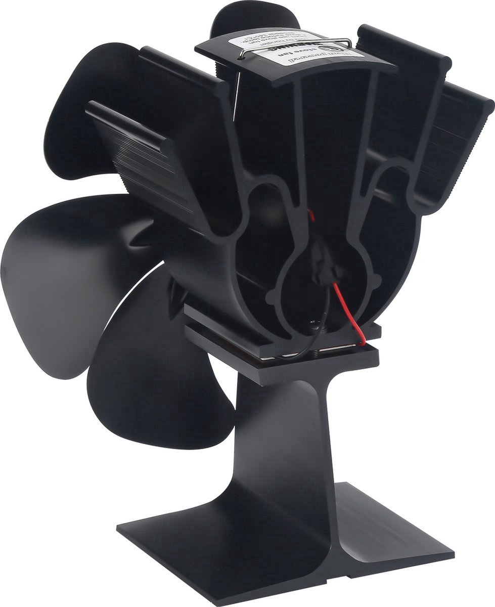 Houtkachel Ventilator - Haardventilator - Openhaard Ventilator 6 Bladen ...