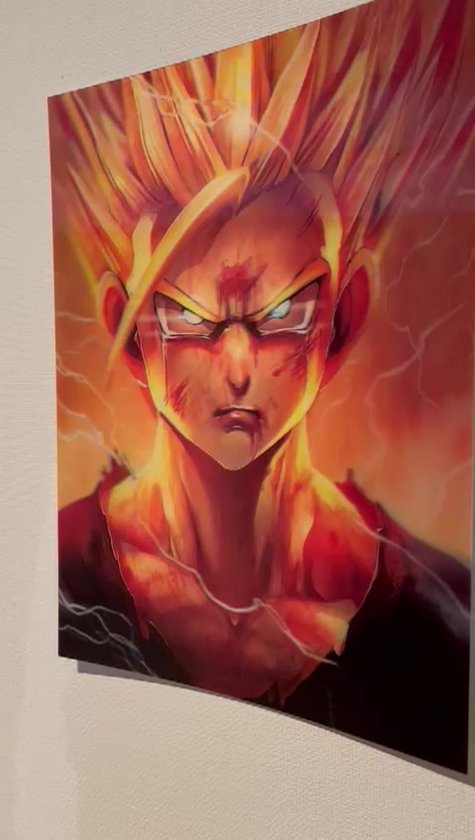 Dragon Ball Z | 3D Poster | Gohan | Anime | Poster | Anime Figure ...