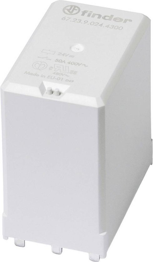 Finder 67.23.9.008.4300 Printrelais 8 V/DC 50 A 3x NO 1 stuk(s) | bol