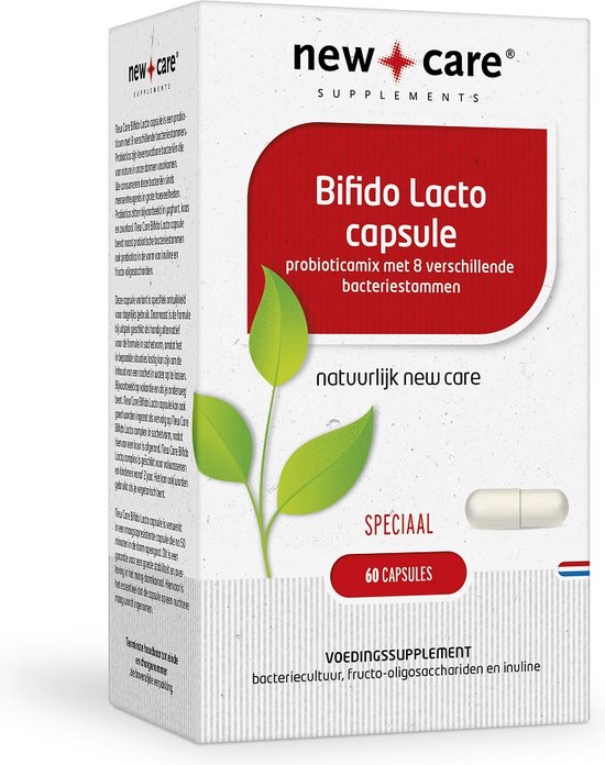 New Care Bifido Lacto capsule probiotica vegetarisch - 60 capsules ...