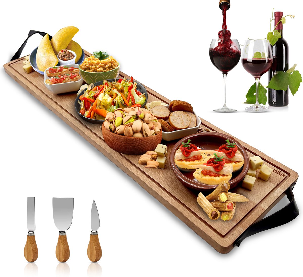 Tapasplank - Borrelplank - Serveerplank - Kaasplank - Hapjesplank ...