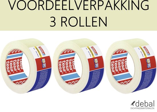 Voordeelverpakking 3 rollen (vanaf € 14,31 per rol) Tesa beige 50mm ...