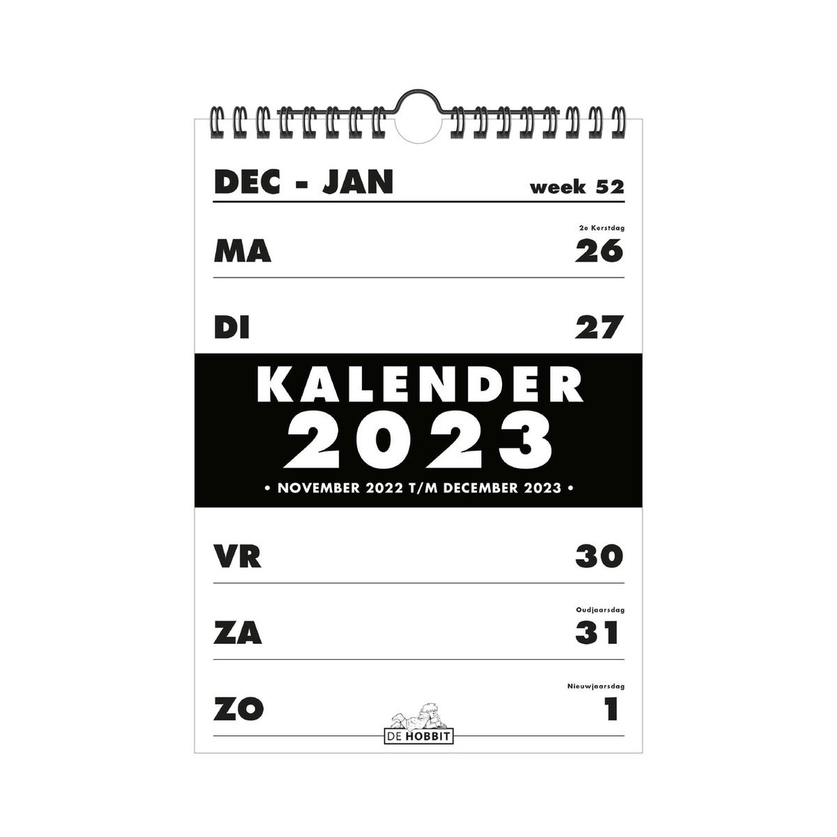 Weekkalender 2023 nr.2 - Spiraalkalender 2023 nr.1 A-5 Formaat (20cm x ...