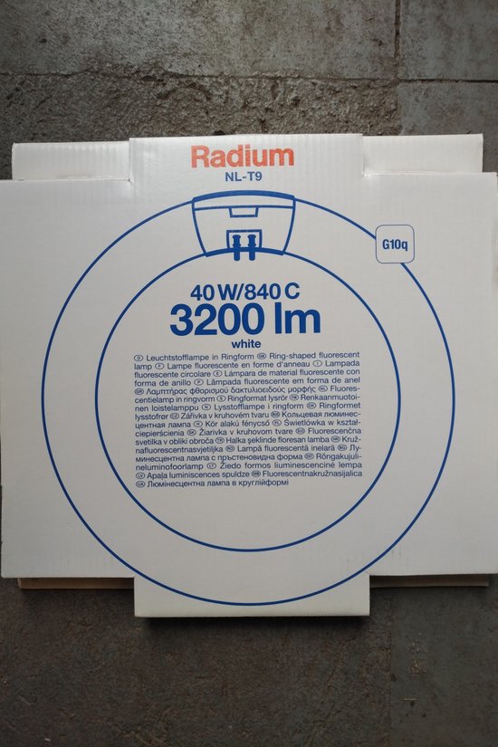 Radium Bonalux NL-T9 - 40w/840c - 16mm white 3200 lumen - G10q | bol.com