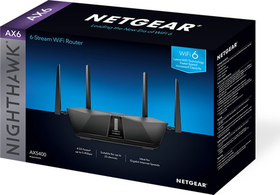 NETGEAR Nighthawk AX5400 routeur sans fil Gigabit Ethernet Bi-bande (2 ...