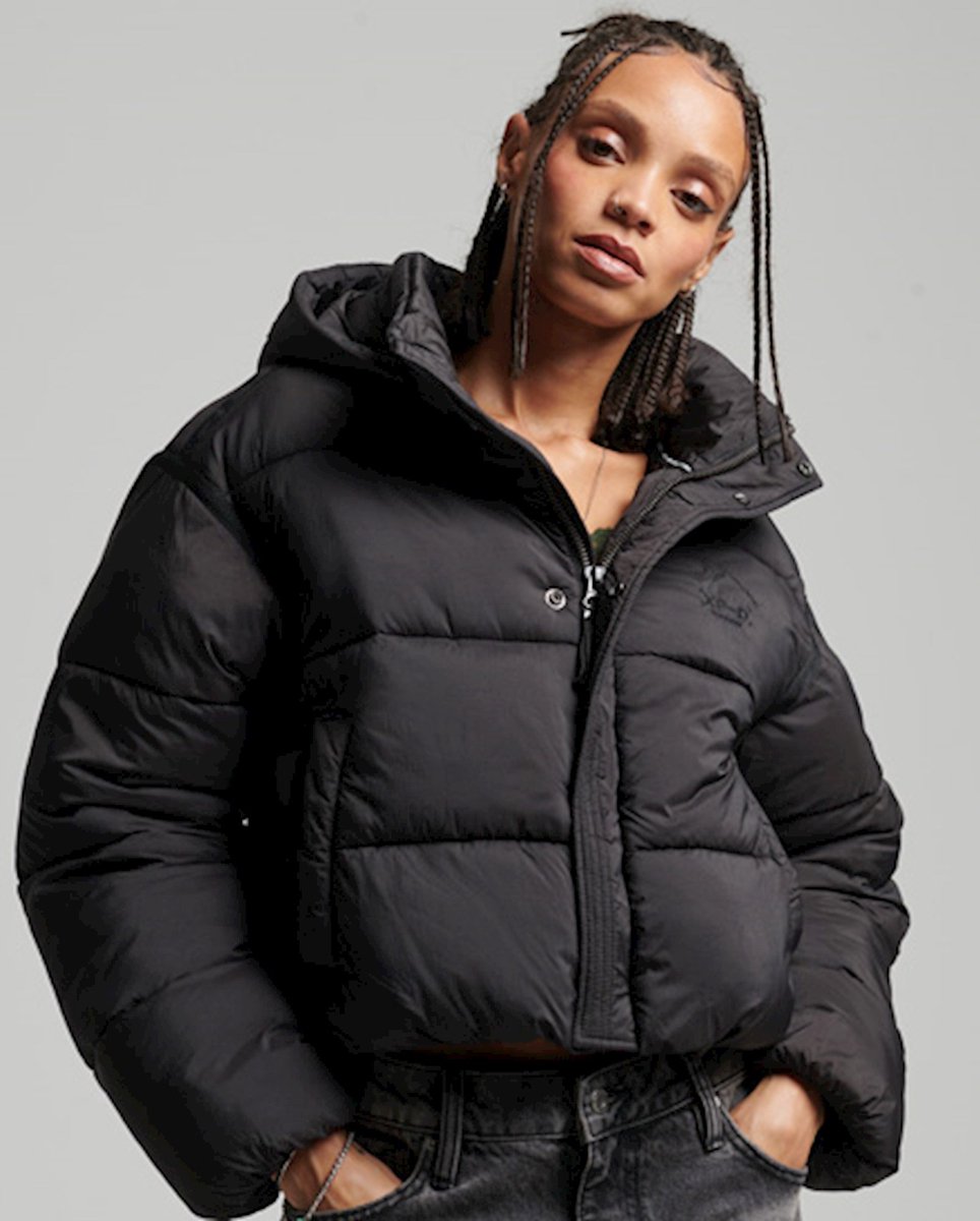 Superdry Dames Korte Cocoon pufferjas | bol.com