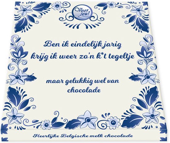 Voor Jou - Tegeltjes - 24 x 90 gram | bol