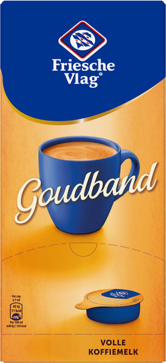 Friesche Vlag Goudband Melkcups - 400 stuks | bol.com