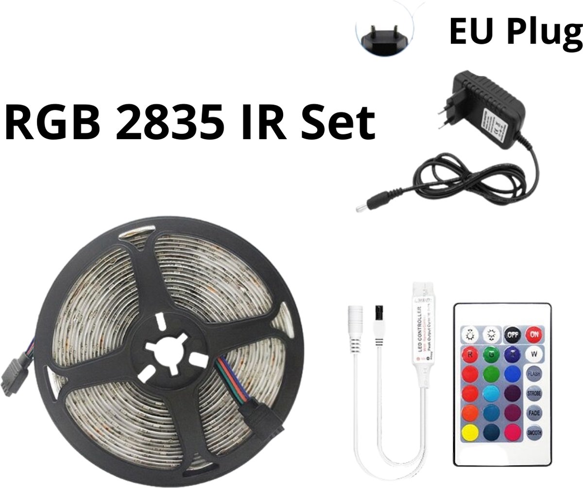 Led Strip 5 meter- RGB 2835 LED Verlichting - IP20 - Verlichting - 60 ...