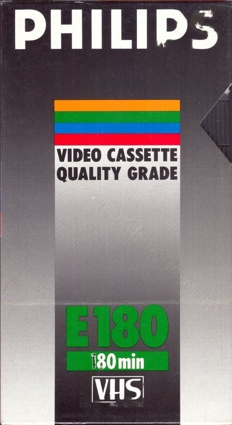 Philips E180 VHS Video Cassette (2-Pack | bol.com