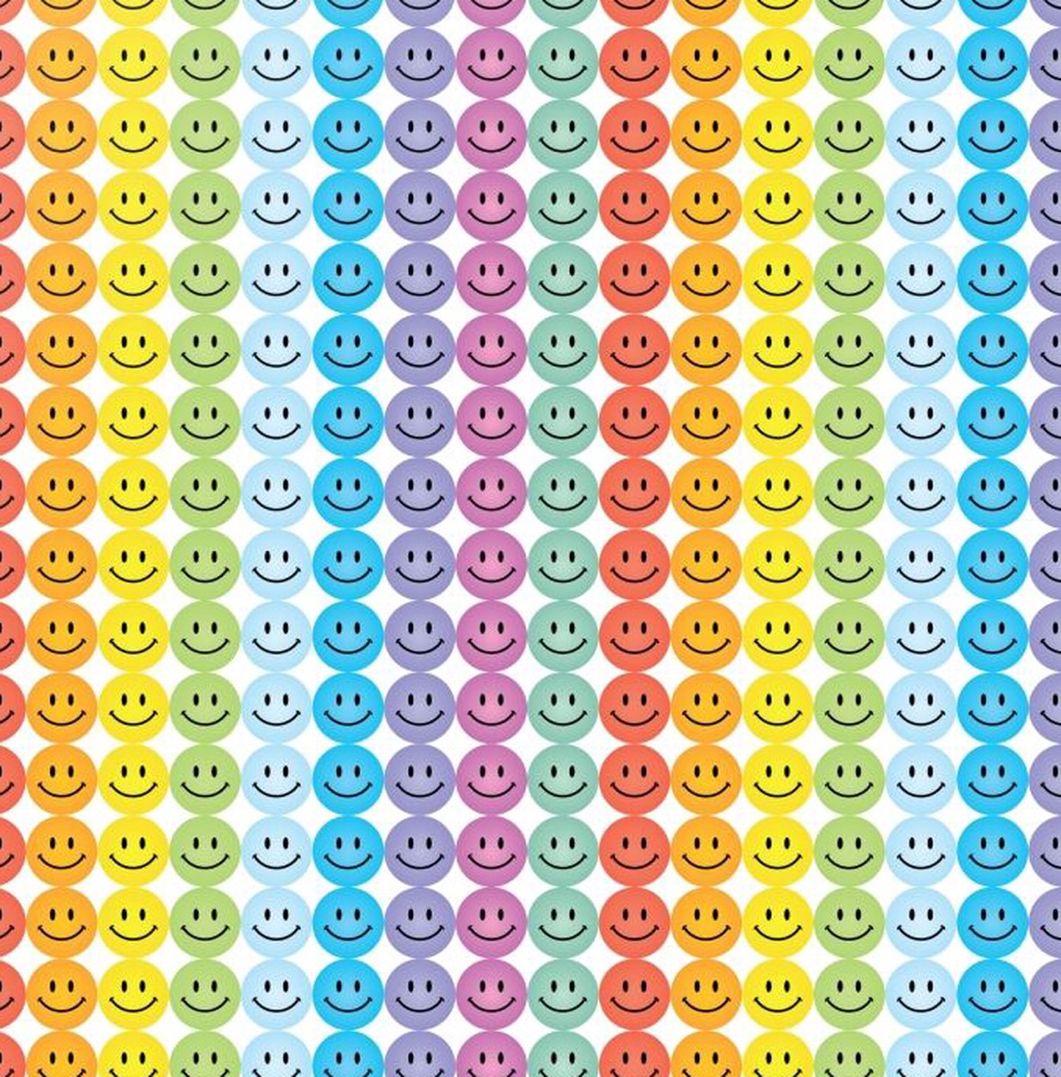 Pastel Smiley Stickers | 1104 Stickers | Stickervellen ...