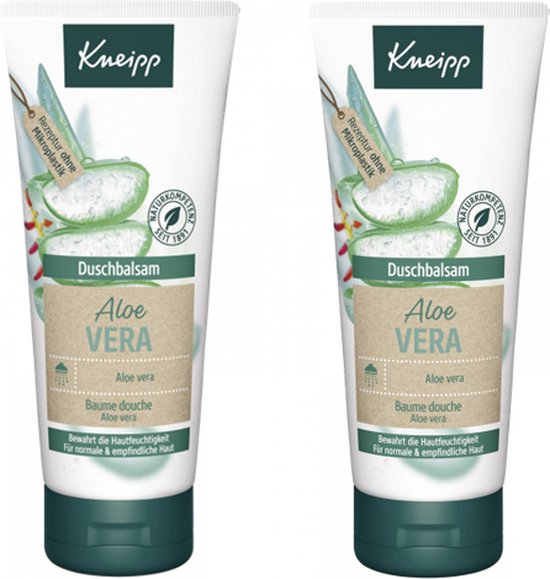 set van 2 Kneipp Douchegels Aloë Vera 2x200ml | bol