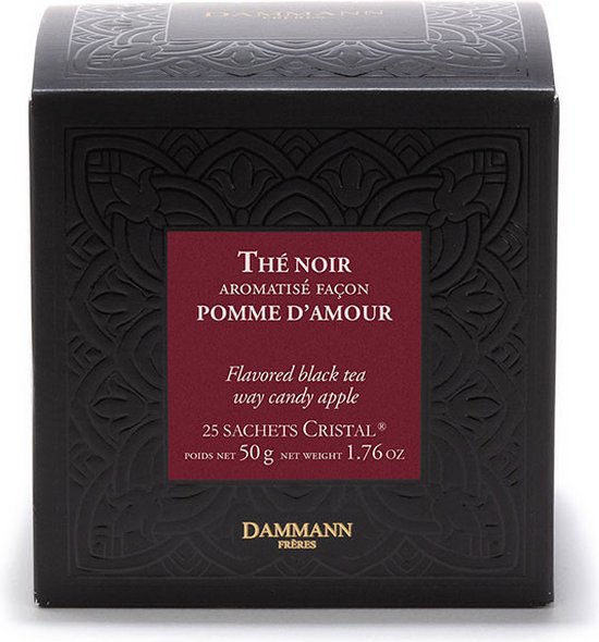 Dammann Frères - Pomme d'amour 25 Theezakjes - Zwarte Thee - Appel uit ...