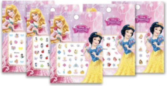 Disney Princess Nagelstickers - Nagellak voor Kinderen - Kindernagels ...