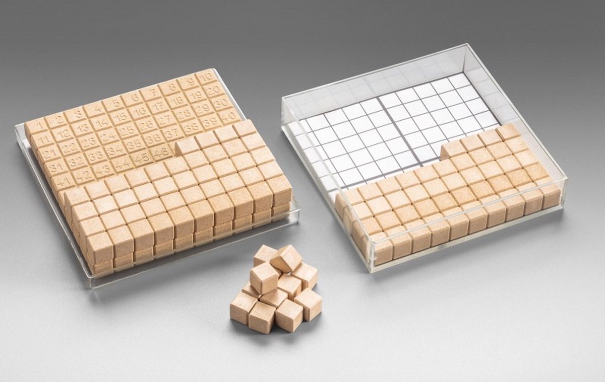 Wissner RE-Wood Honderdveld rekenbord 10x10 | Games | bol.com