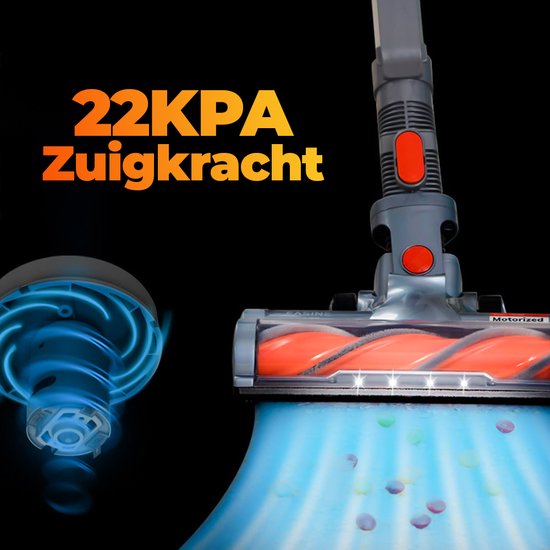 Ilife H75 steelstofzuiger met kruimeldief - steelstofzuiger draadloos ...