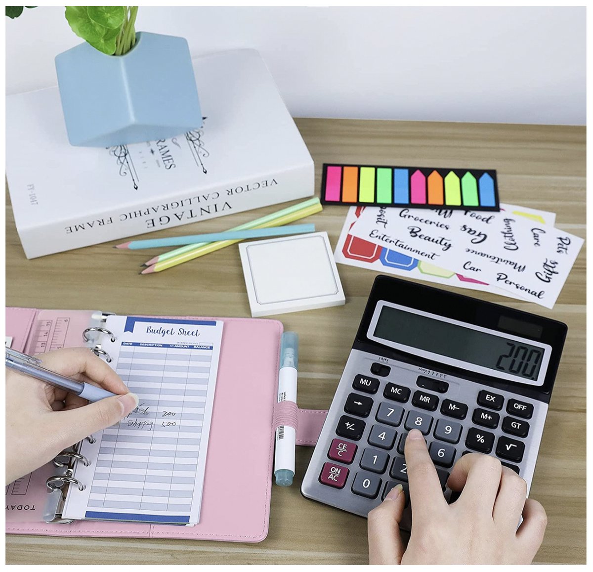 Budget Planner met Geld Enveloppen - Budgetplanner - Geldplanner / Geld ...