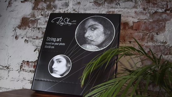 Ring String - Puzzel - Creëren String Art van elke foto - Tekenreeks ...
