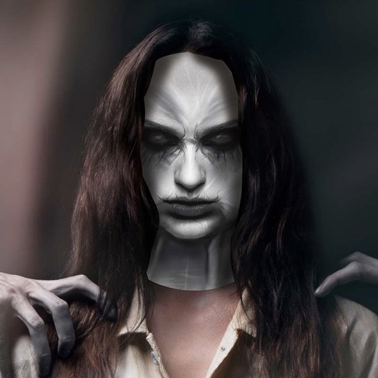 Fiestas Guirca - Masker Halloween transparant - Halloween Masker - Enge ...