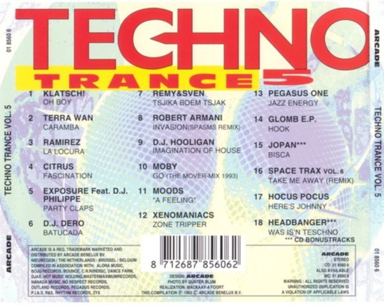 Techno Trance 5, various artists | CD (album) | Muziek | bol