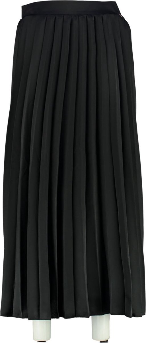 Amelie & amelie lange zwarte polyester rok - valt kleiner - Maat S ...