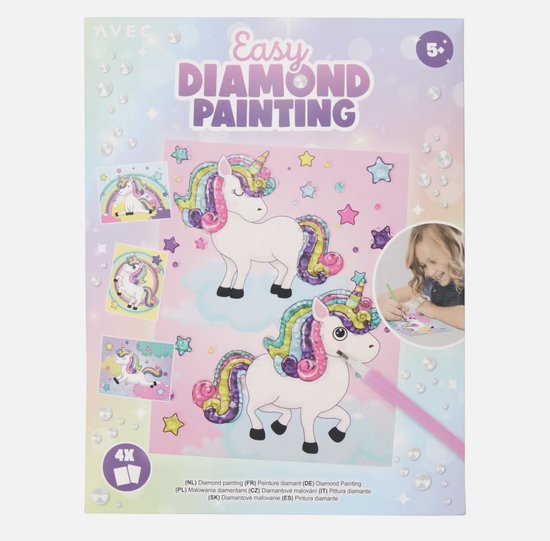 Diamond painting set - Avec - Knutselen - Tekenen - plakken - Unicorns ...