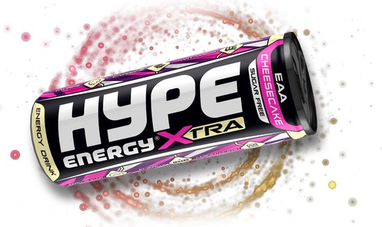 Hype - Energy Xtra EAA (Cheesecake - 24 x 250 ml) - Energy Drink | bol