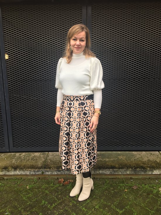 Hill Fashion - Rok - Eleanor - Zwart - One-size | bol.com