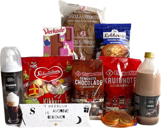 Sinterklaas cadeau pakket Chocoladepret -Sinterklaas - Sint ...