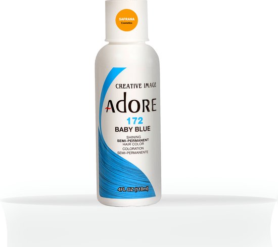Adore Shining Semi Permanent Hair Color Baby Blue-172 Haarverf | bol