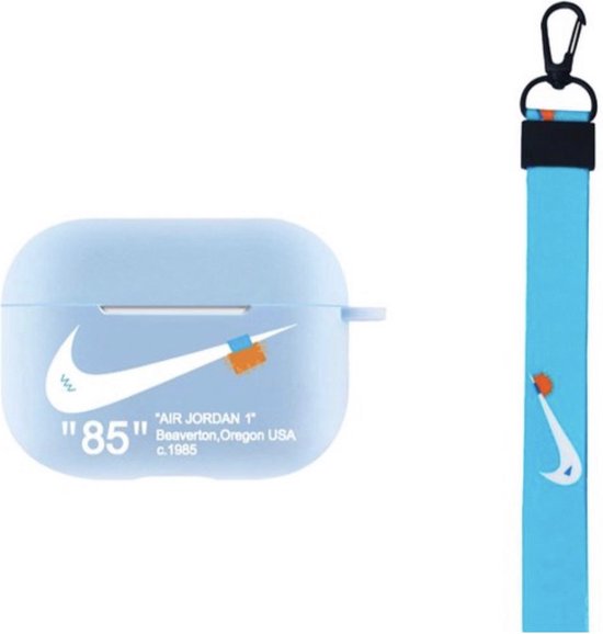 Airpods Pro Case - Air Jordan 1 with Cord Blue - Airpods Pro Hoesje ...