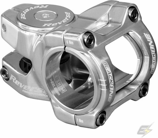 Reverse stuurpen Black-One D2 Titanium 35 Ø31,8mm Ø35mm Zilver | bol