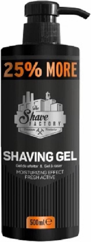 The Shave Factory Shaving Gel 500ml | bol