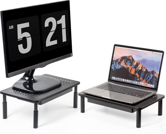 Monitorstandaard - Desk monitor stand - Laptopstandaard | bol.com