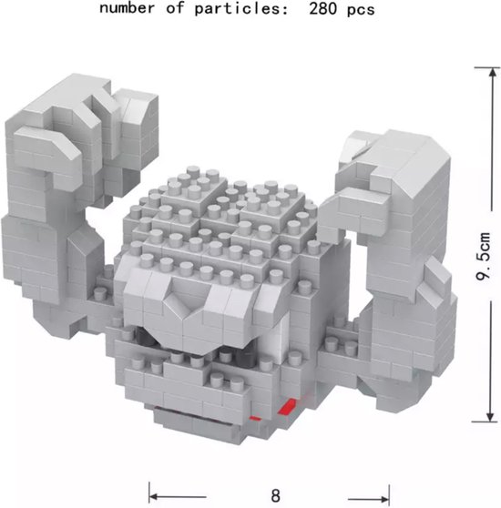 Pokemon Lego, Microbrick Geodude, Lego Blokken, Pokemon Speelgoed ...