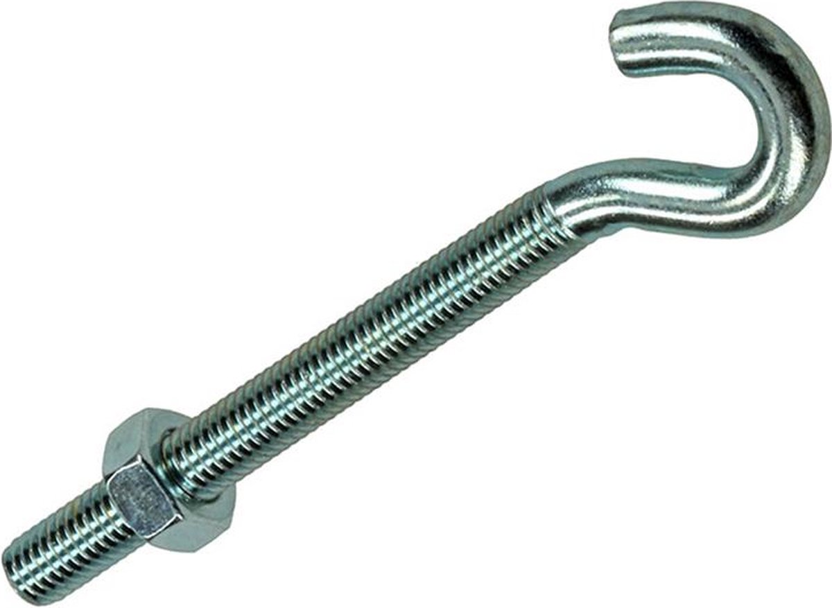 Mack Schroefhaak Met Moer 2 Stuks M8 X 80 Mm | bol.com