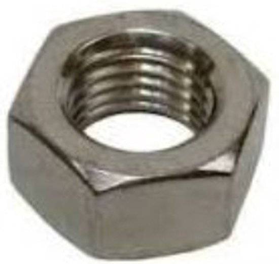 Moer M5 - Rvs 304 - DIN 934 - Per 100 stuks | bol