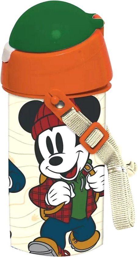 Disney Mickey Mouse Drinkbeker - Drinkfles met Rietje - 500ml | bol