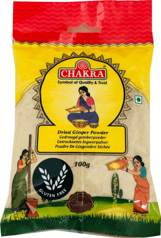 Chakra - Gemberpoeder - Dried Ginger Powder - 3x 100 g | bol