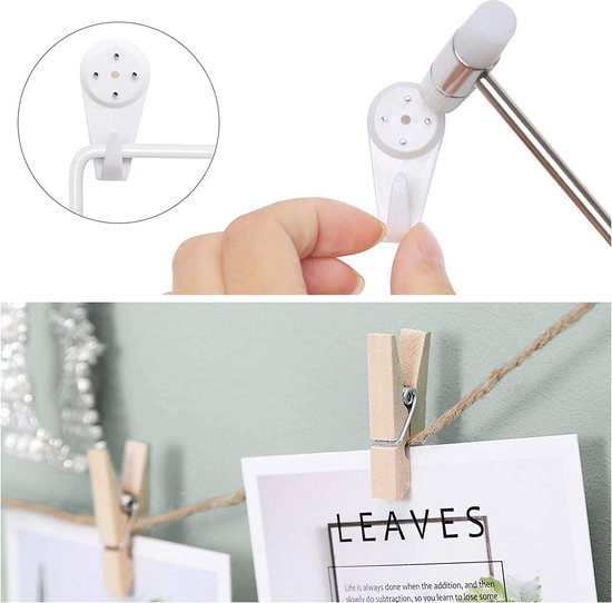 MIRA Home - Fotowand - Fotorek - Wit - Metaal - ‎65x45x0,5 | bol