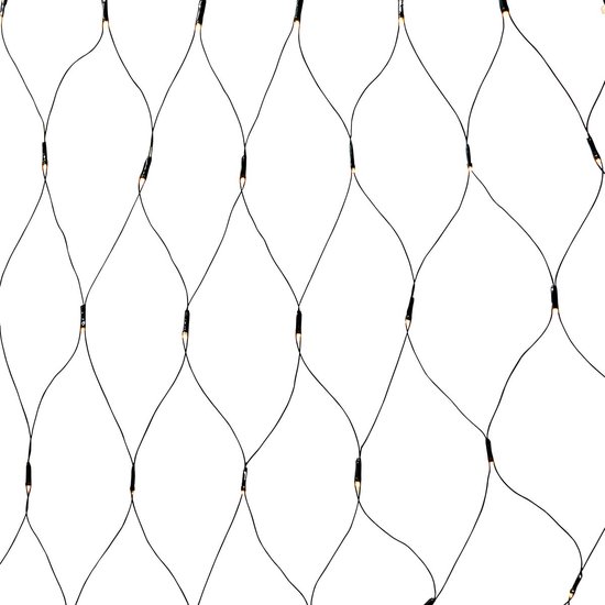 Nedis Decoratieve Net Verlichting | Warm Wit | 160 LED's | 2 x 1 m ...