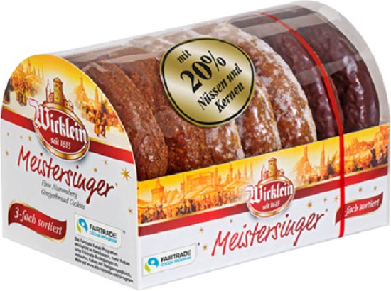 Wicklein Meisters Peperkoek 3-voudig - 200 g pak | bol